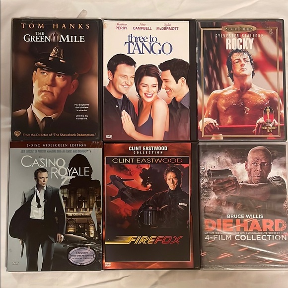 Media | Dvd Collection Set 6 Movies Assortment | Poshmark